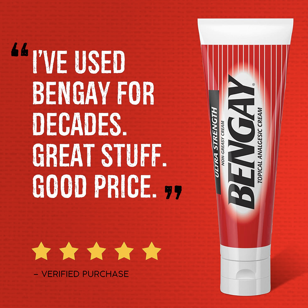 Pomada Bengay Ultra Strength Topical Analgesic Cream – 113 Gramas ...